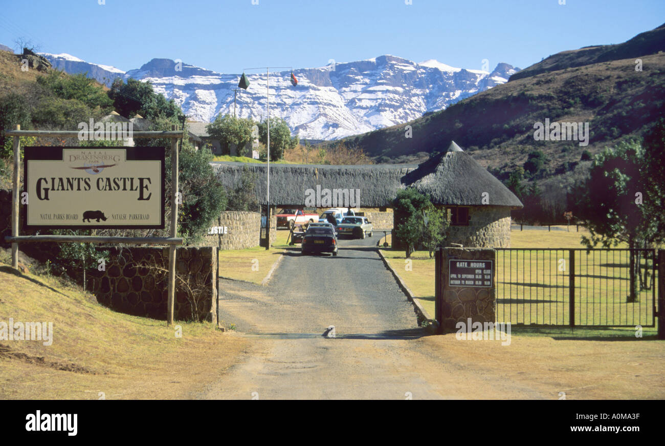 Giants Castle in the Drakensberg National Park South Africa Stock Photo ...