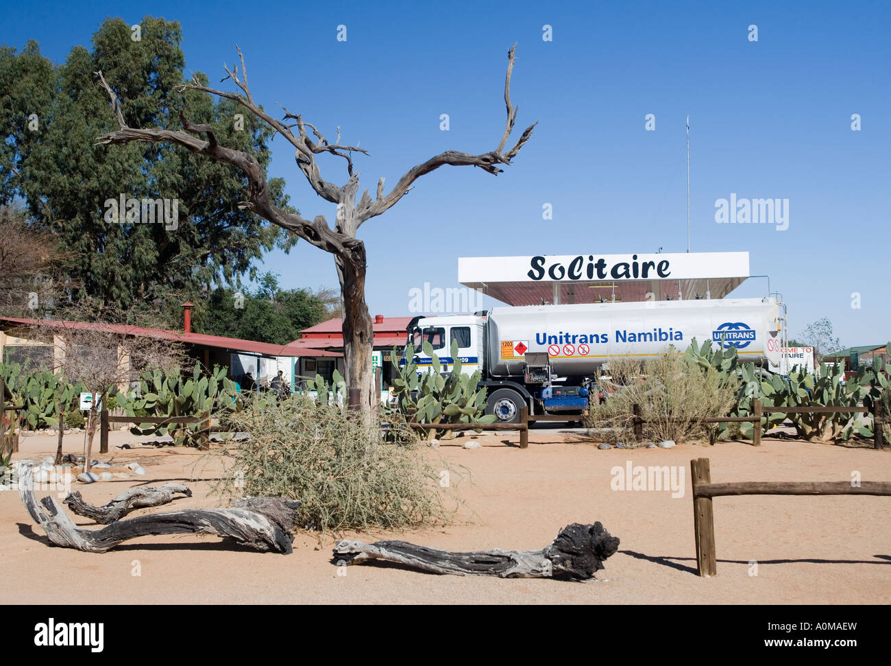 Namibian petrol station hi-res stock photography and images - Alamy