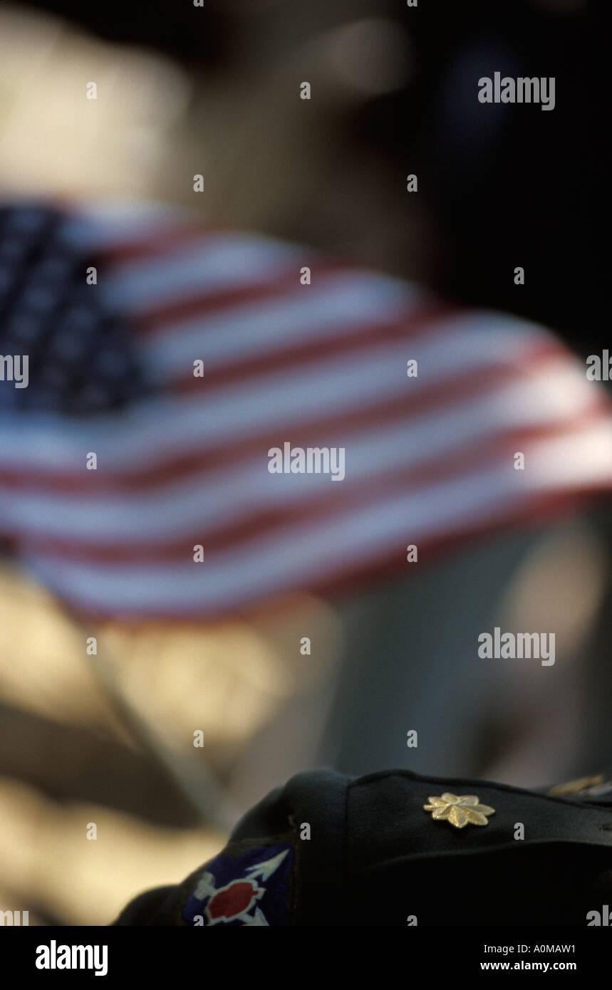 army military officer shoulder insignia Colonel copy space Stock Photo ...