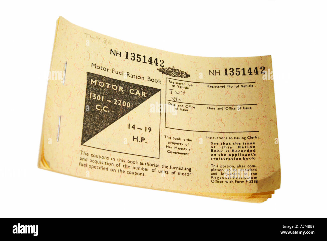 Ration book hi-res stock photography and images - Alamy