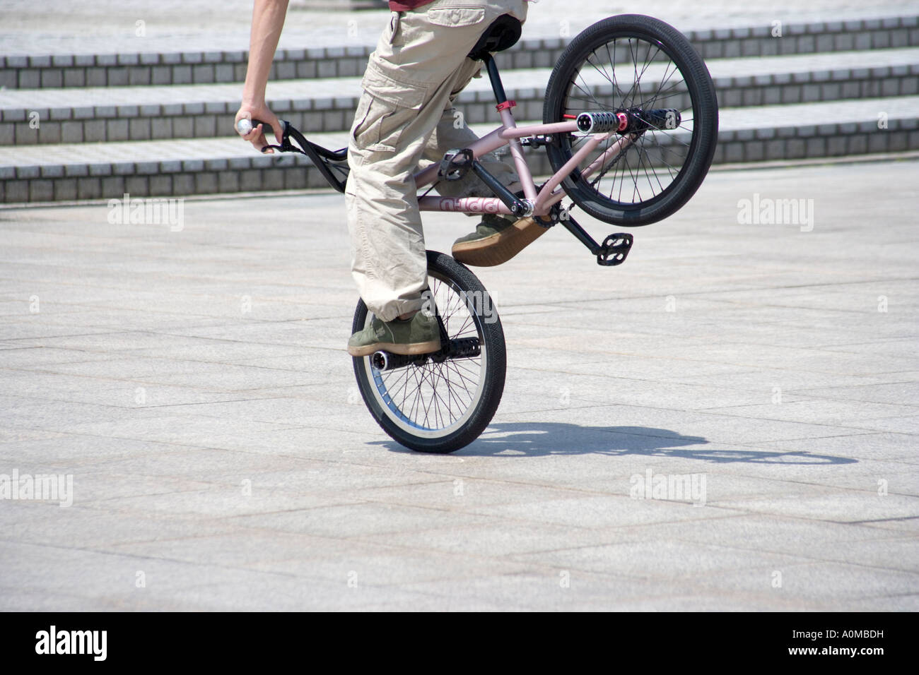 Bmx Biker Kobe Japan Stock Photo - Alamy