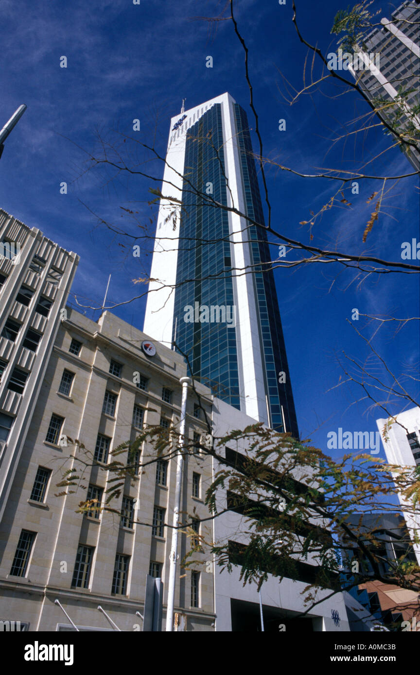Perth tall city centre tall buildings Stock Photo - Alamy