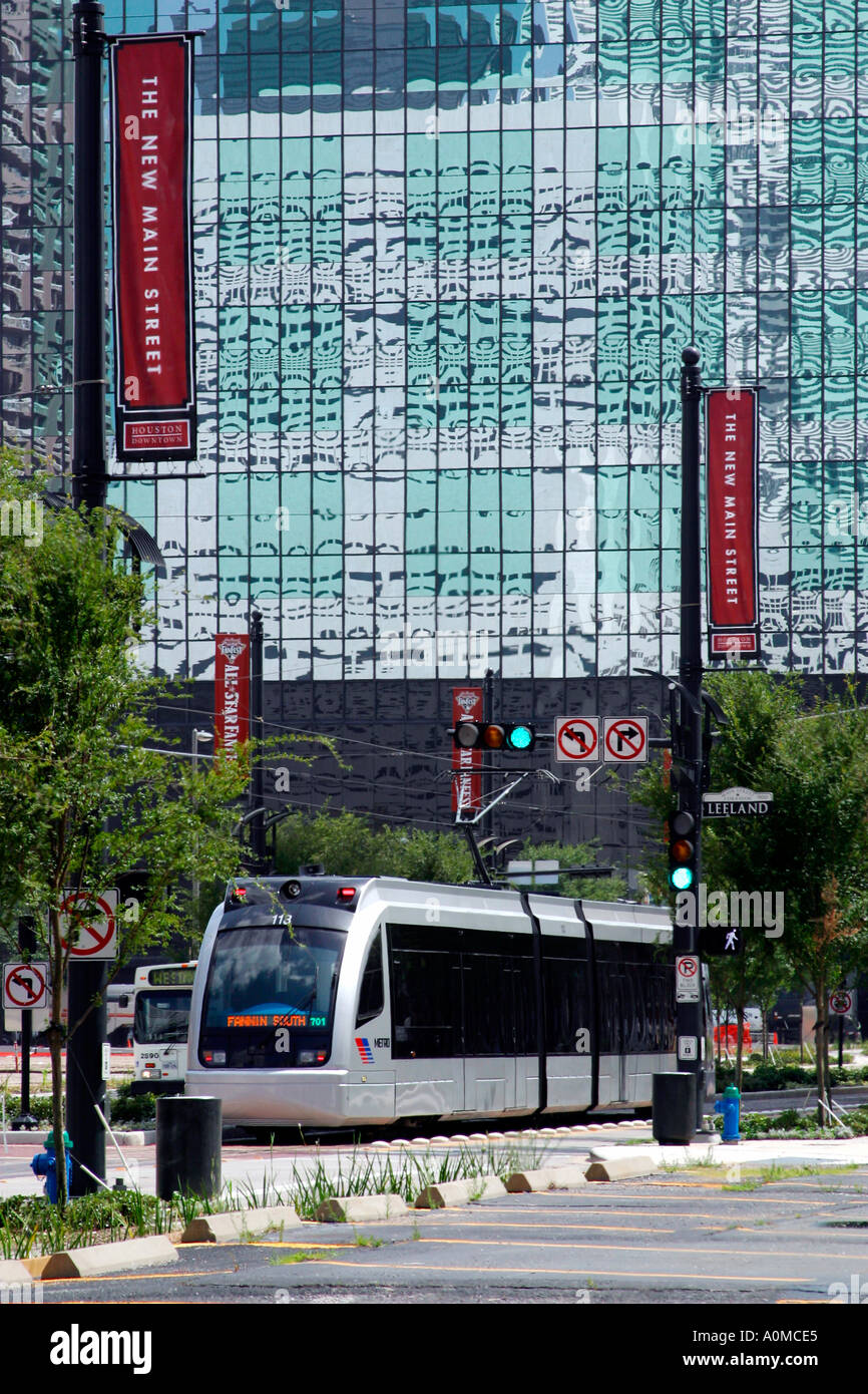 Houston metro rail hi-res stock photography and images - Alamy