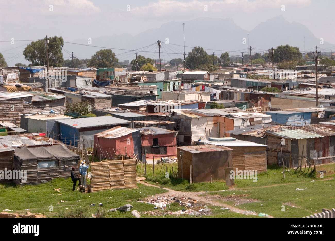Shacks in a township in Cape Town Stock Photo: 1854919 - Alamy
