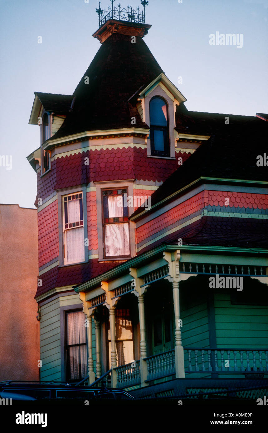 Victorian pastel painted houses San Francisco USA Stock Photo - Alamy