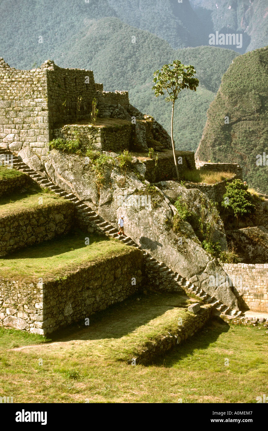Peru Machu Picchu Industrial Sector Stock Photo - Alamy