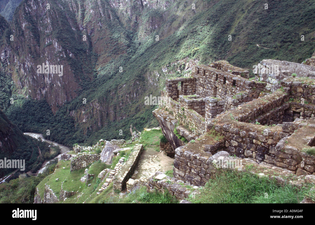 The ancient lost city of the Incas Machu Picchu in Peru Stock Photo - Alamy