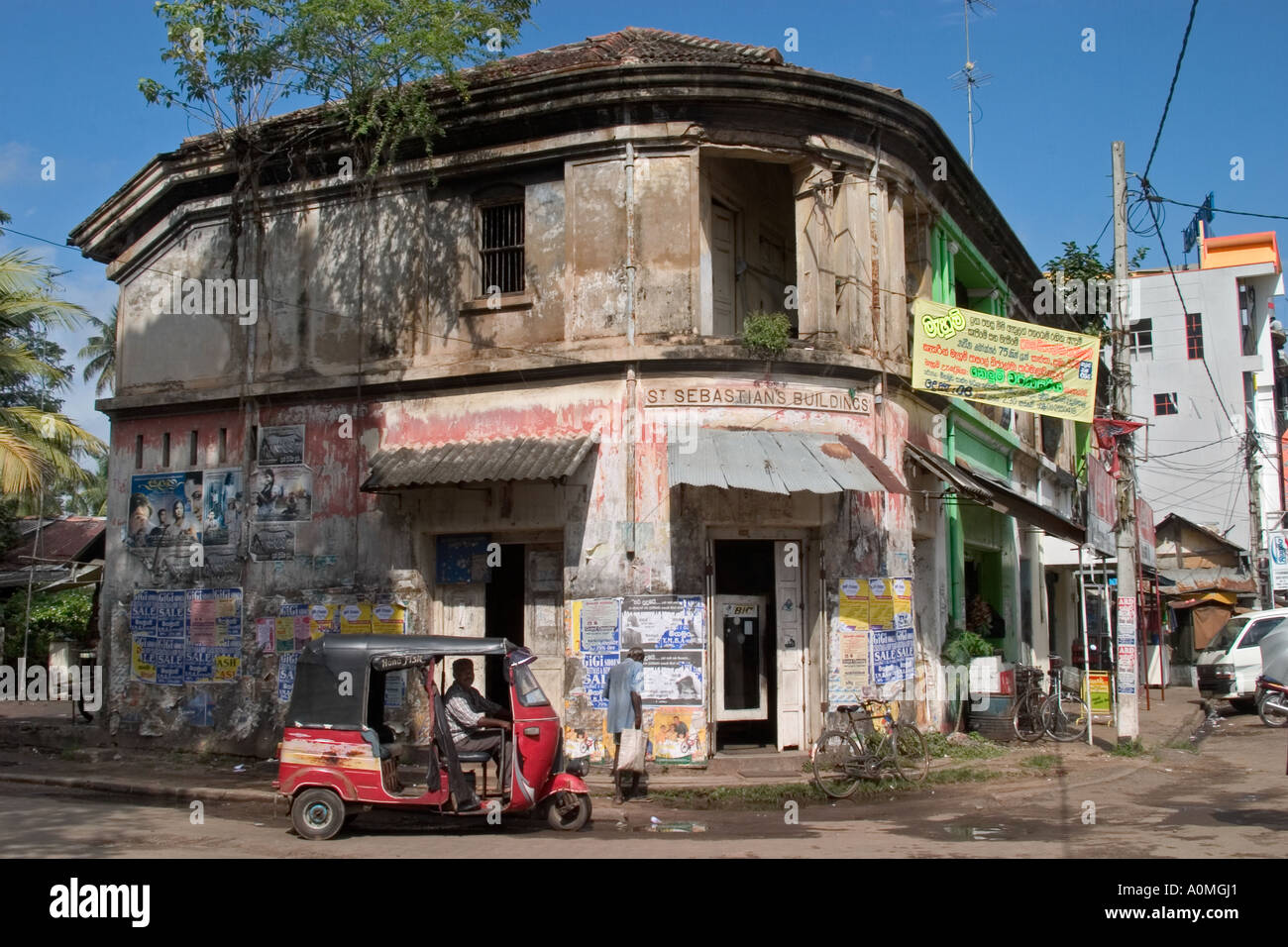 St Sebastian's Buildings. Negombo Town, Sri Lanka Stock Photo - Alamy