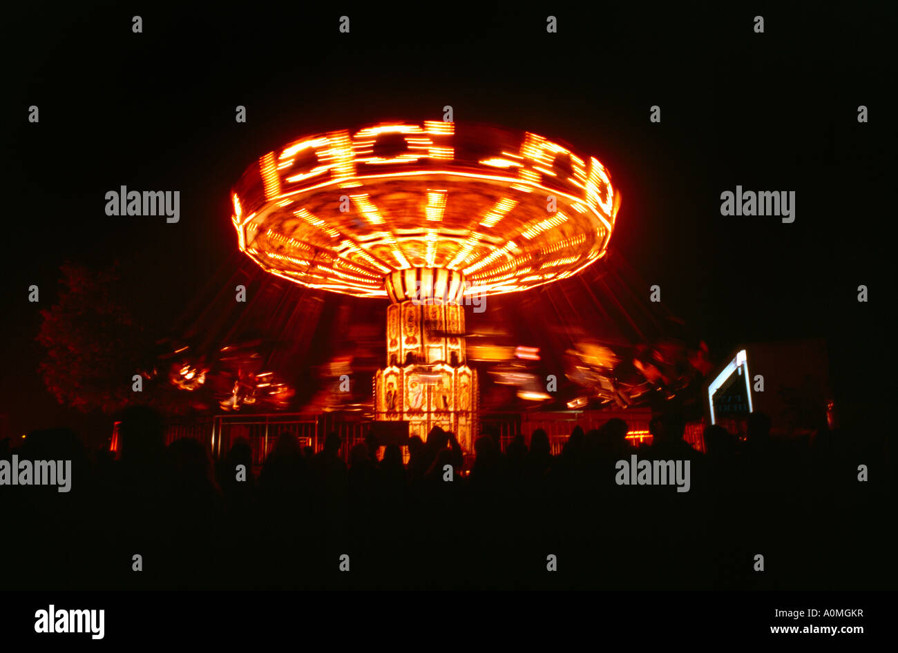 Fairground ride night hi-res stock photography and images - Alamy