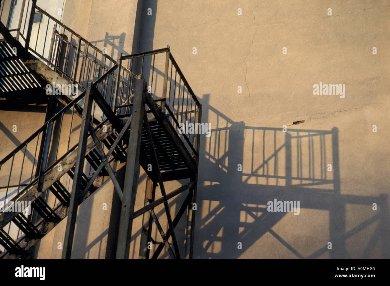 exterior exterior outdoor urban city building architecture fire escape ...