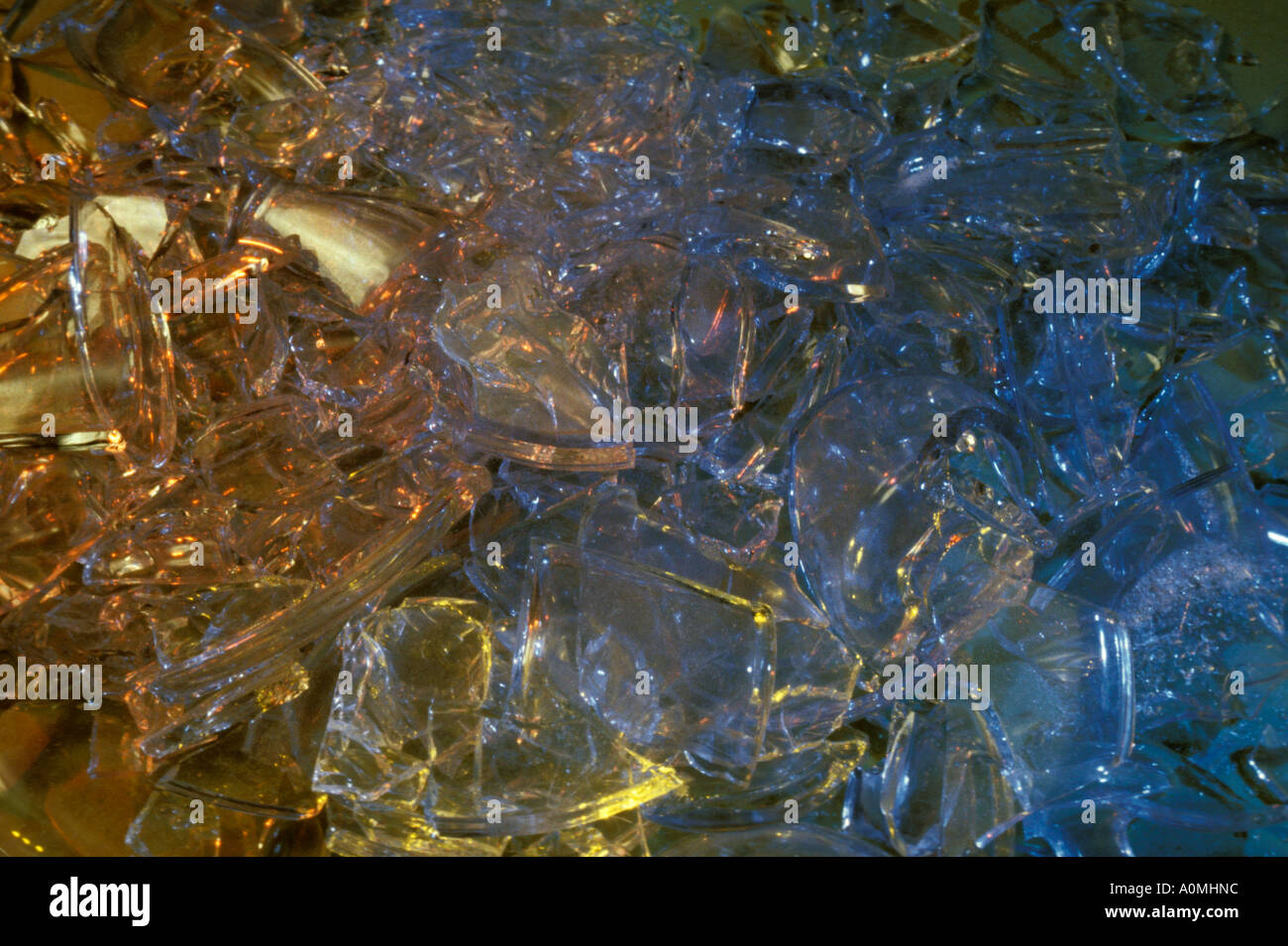 assorted assortment close up color colorful colourful broken glass ...