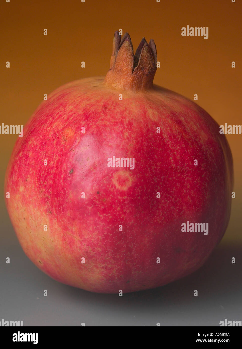 One piece of reddish roundish sweet juicy delicious Tropical Pomegranate Anar Fruit Stock Photo ...