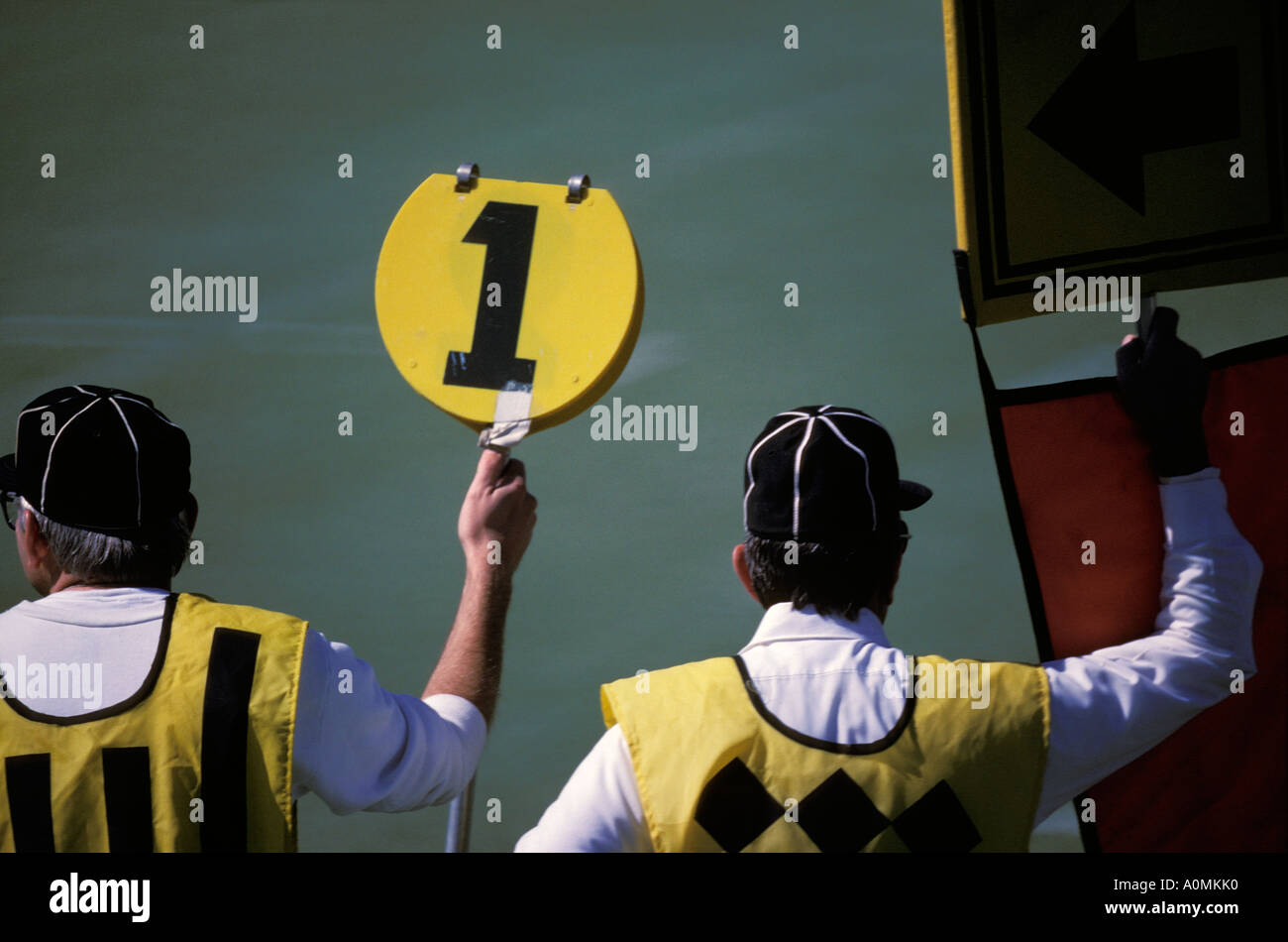 college football lineman referee officials Stock Photo - Alamy