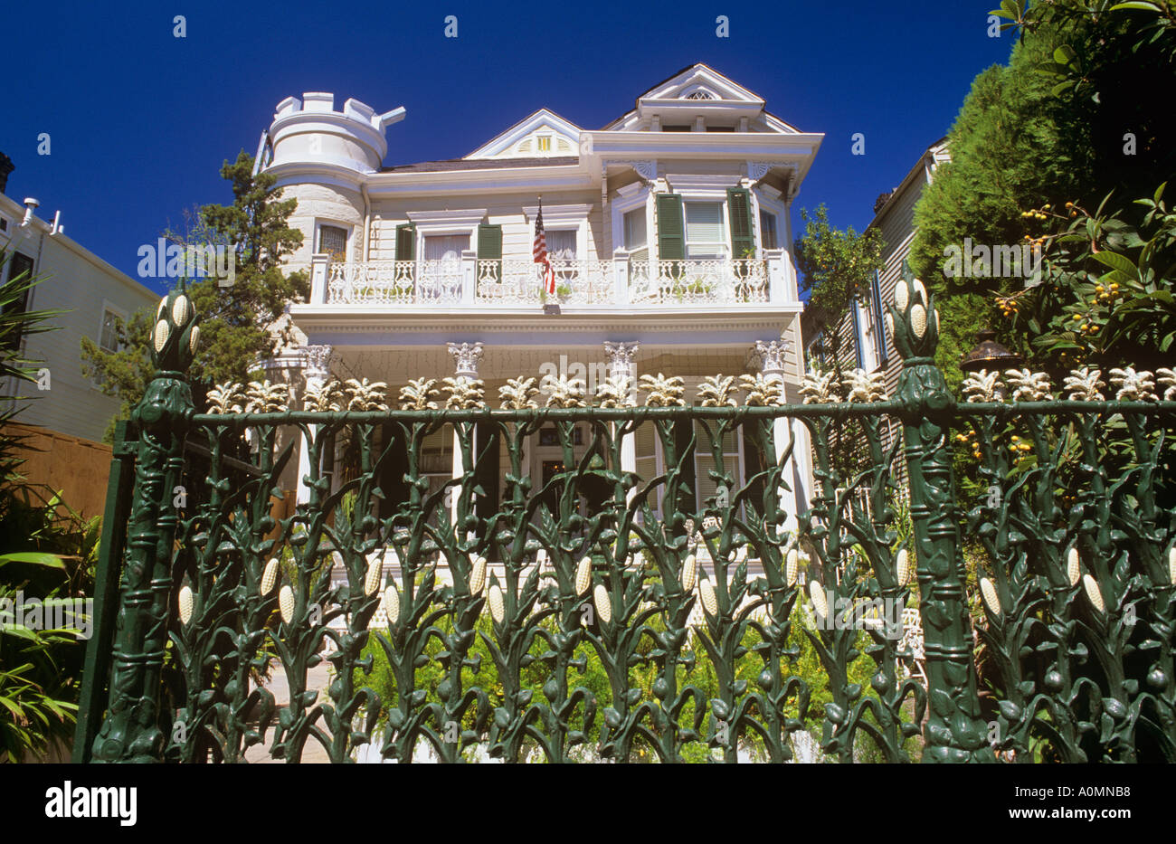 New orleans cornstalk fence hi-res stock photography and images - Alamy