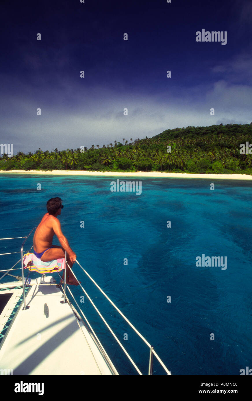Sailing in Vavau Kingdom of Tonga Stock Photo - Alamy