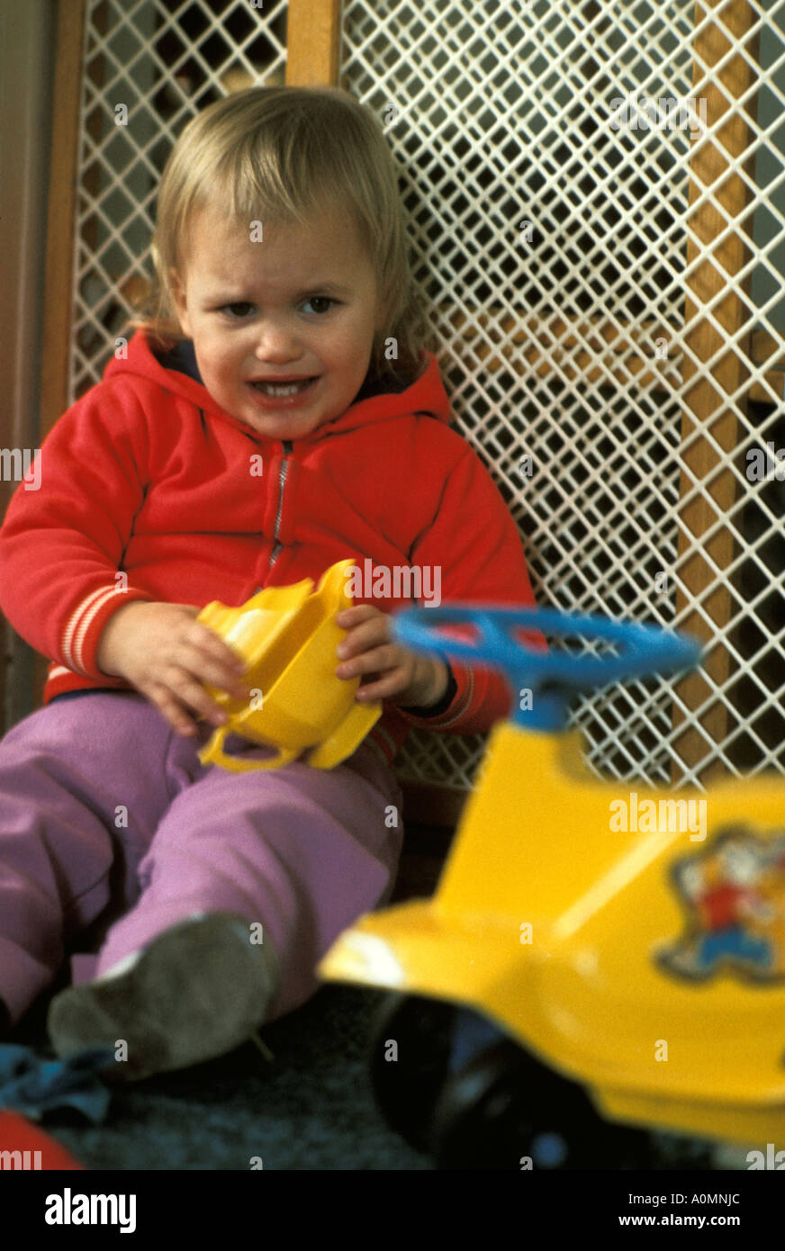 young child crying in play room Stock Photo - Alamy