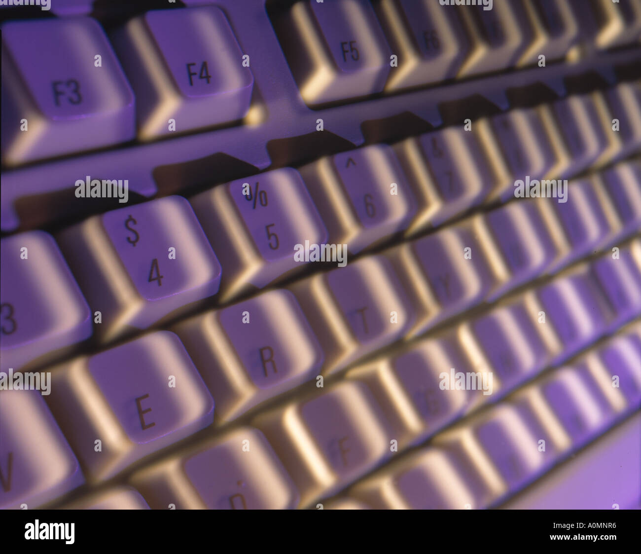 still life close-up computer keyboard alphabet numbers Stock Photo - Alamy