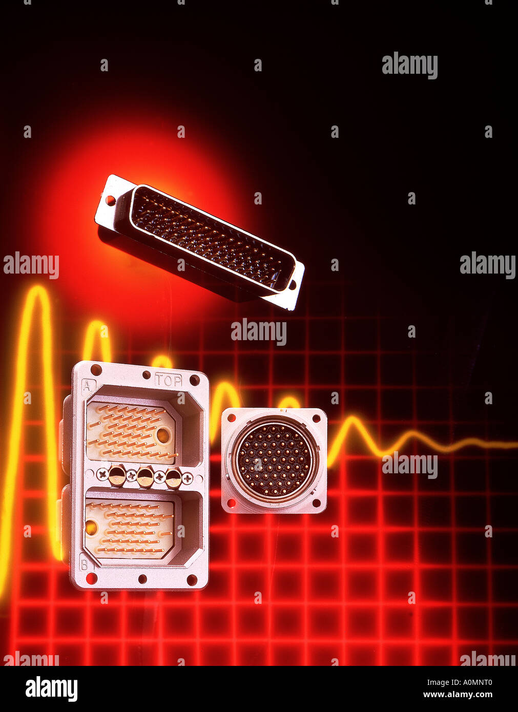 close up electronic computer parts graph copy space Stock Photo - Alamy