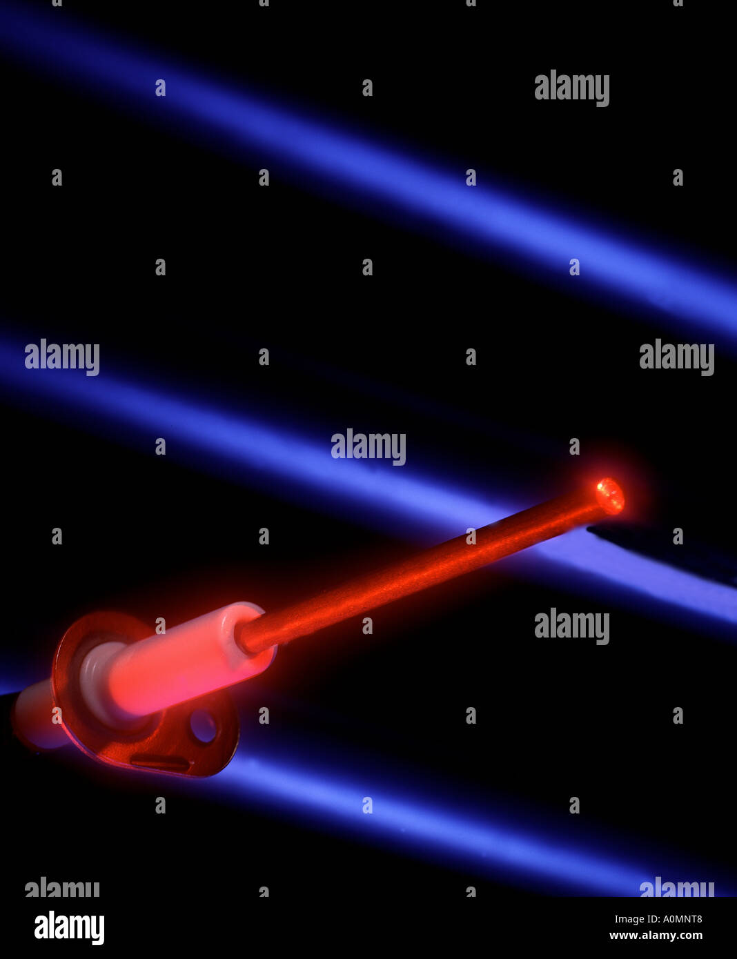 close up detail heating coil heat hot glow glowing copy space Stock ...