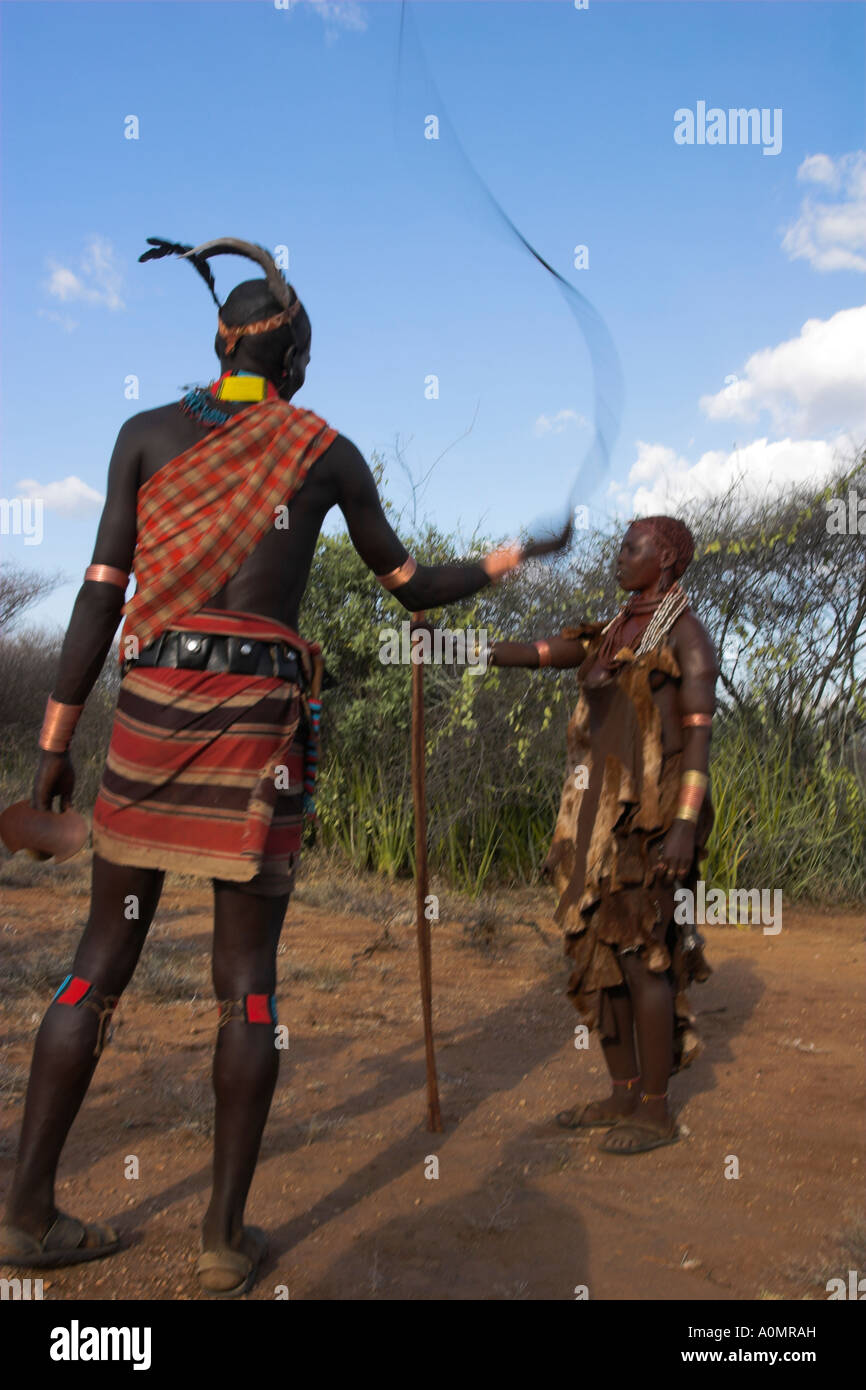 Woman whipping man hi-res stock photography and images - Alamy