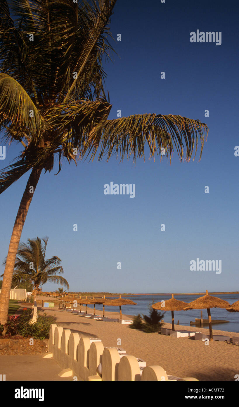 Palm Grove Beach Banjul The Gambia Stock Photo - Alamy