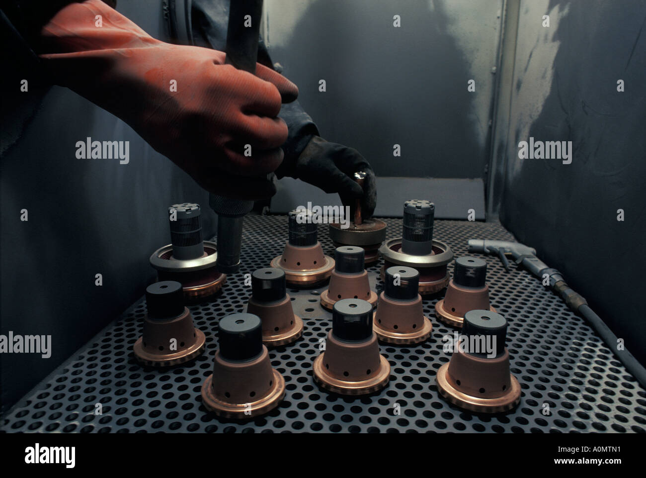 sand blast blasting machine parts Stock Photo - Alamy
