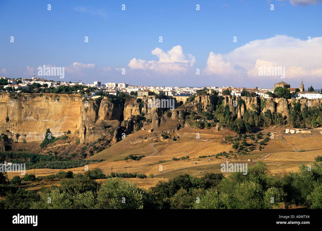 Landscape view of Rhonda Spain Stock Photo - Alamy