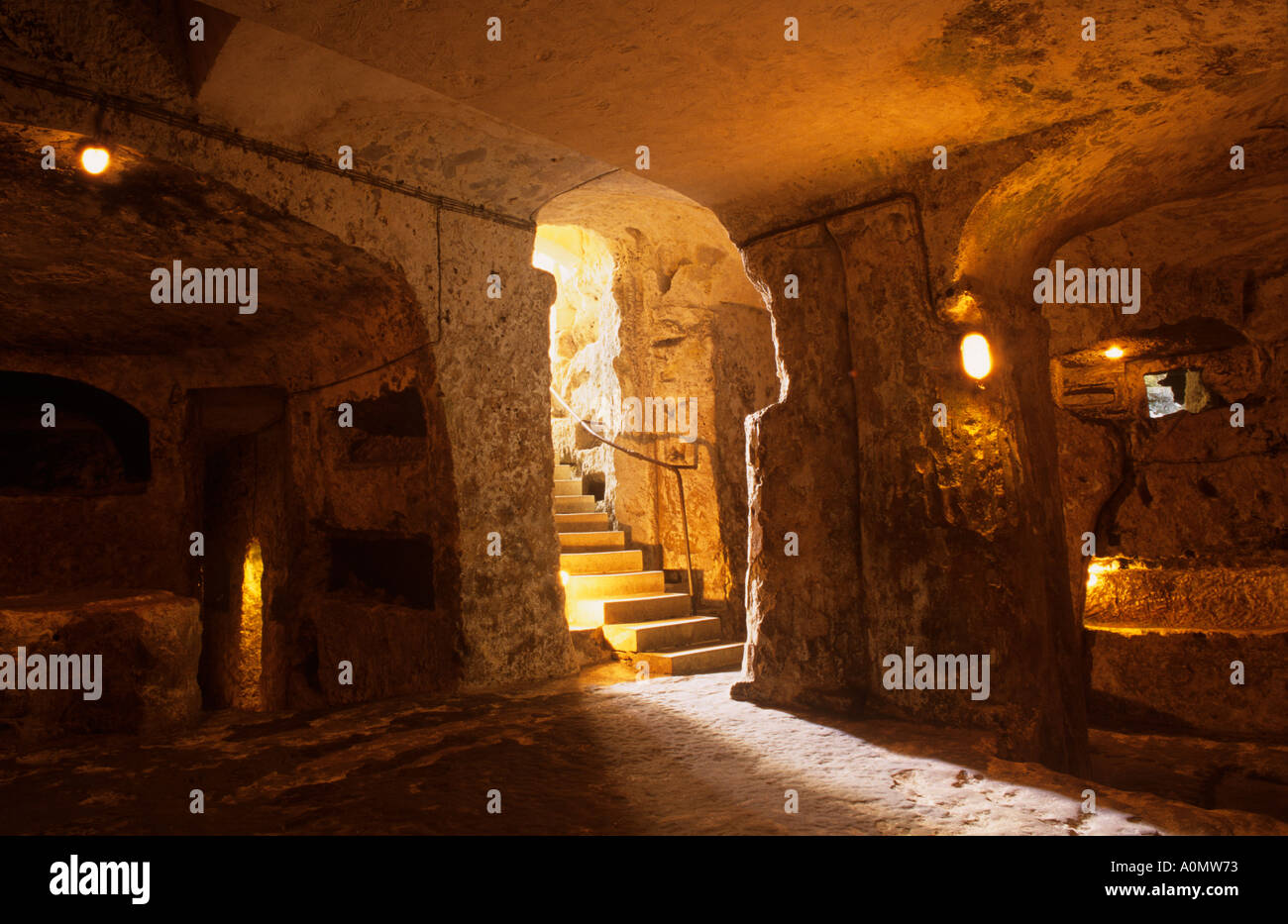 St Pauls Catacombs Rabat Malta Stock Photo - Alamy