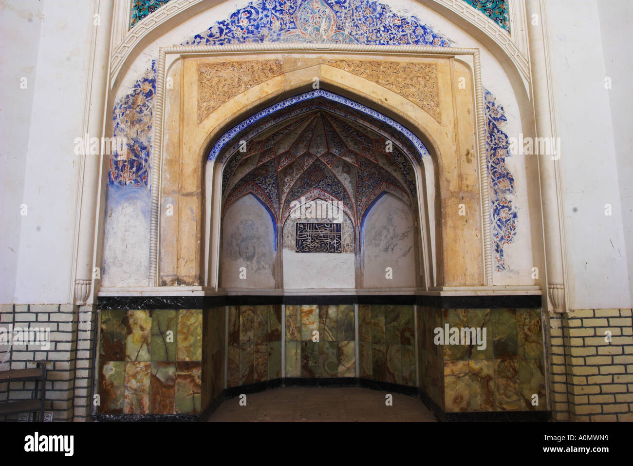 AFGHANISTAN Herat Friday Mosque or Masjet eJam The Mihrab Stock Photo ...