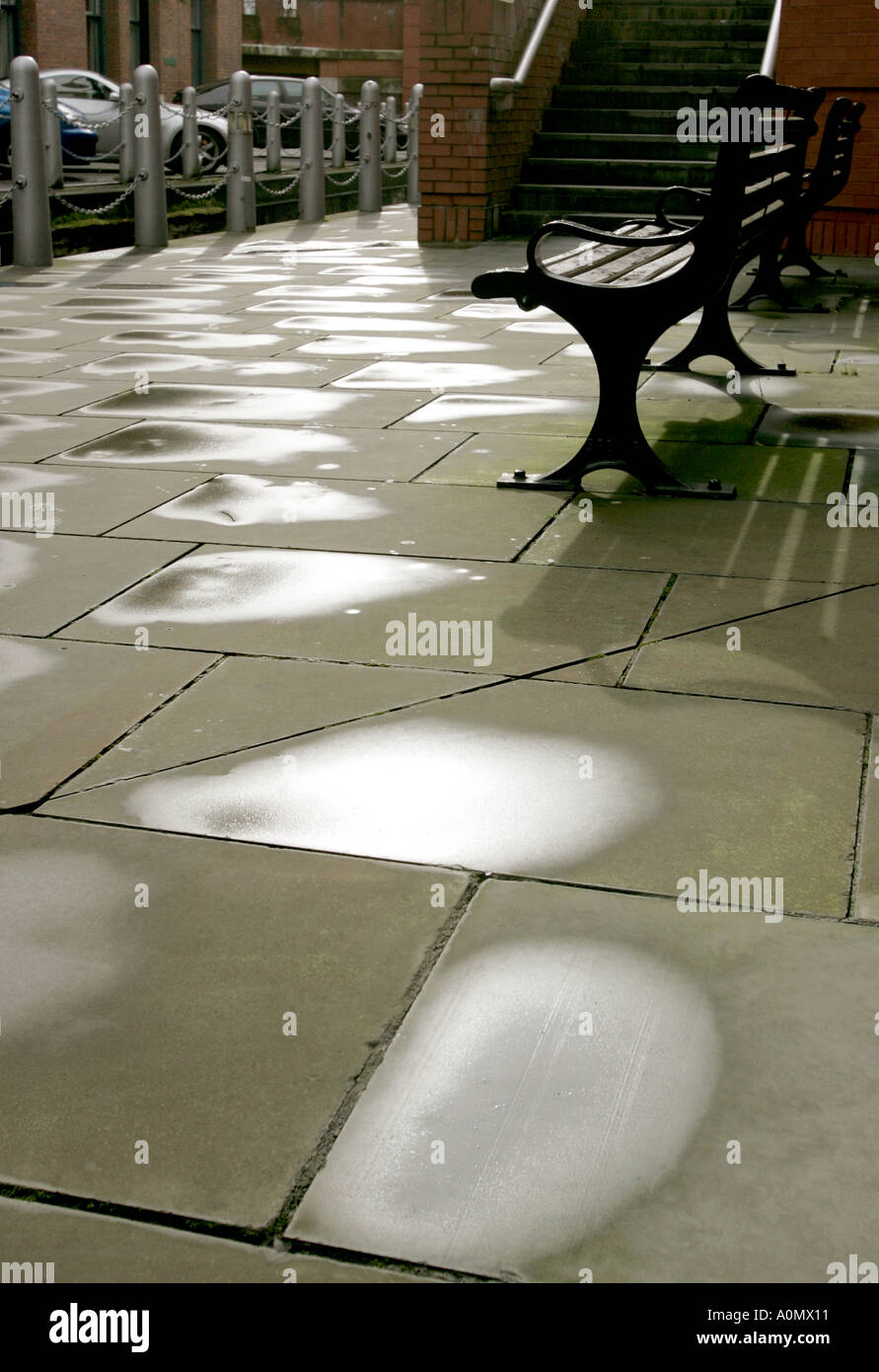 Wet pedestrian area hi-res stock photography and images - Alamy
