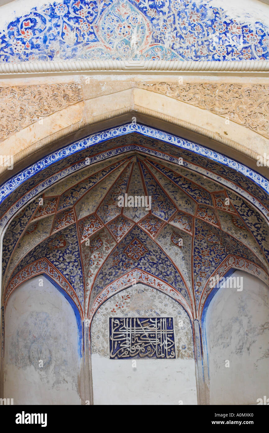 AFGHANISTAN Herat Friday Mosque or Masjet eJam The Mihrab Stock Photo ...