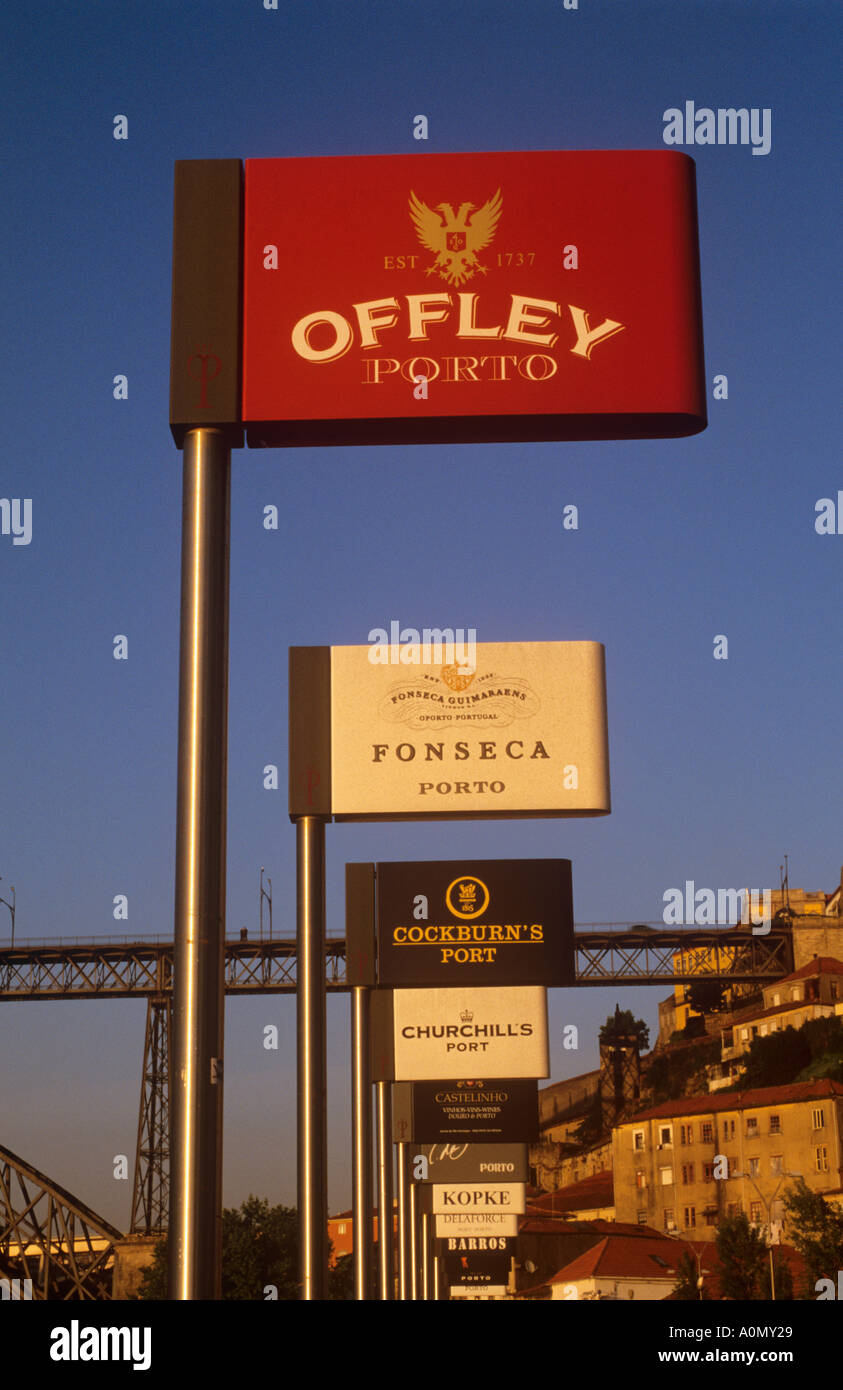 Port signs porto hi-res stock photography and images - Alamy
