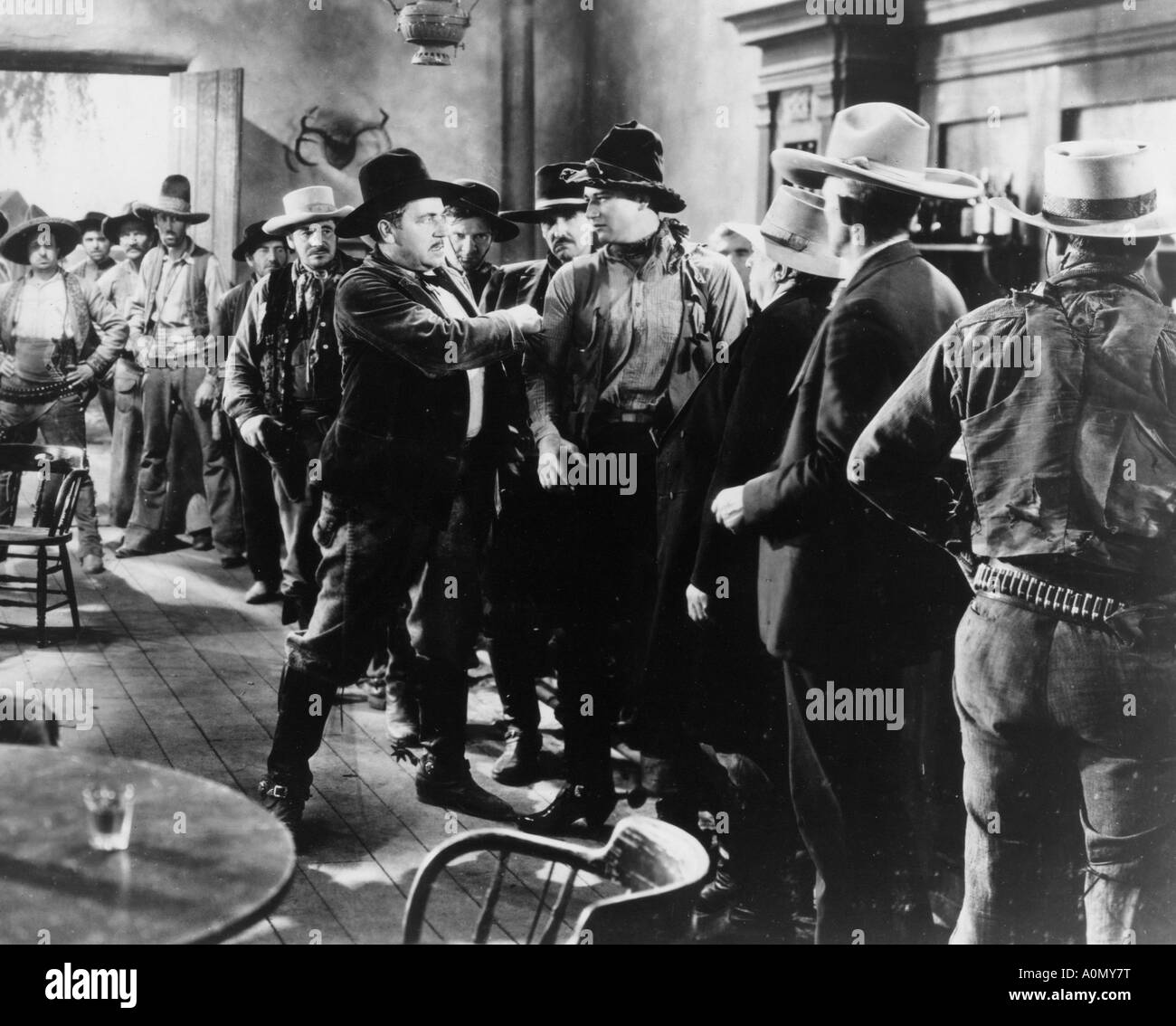BIG STAMPEDE 1932 Warner film with John Wayne Stock Photo - Alamy