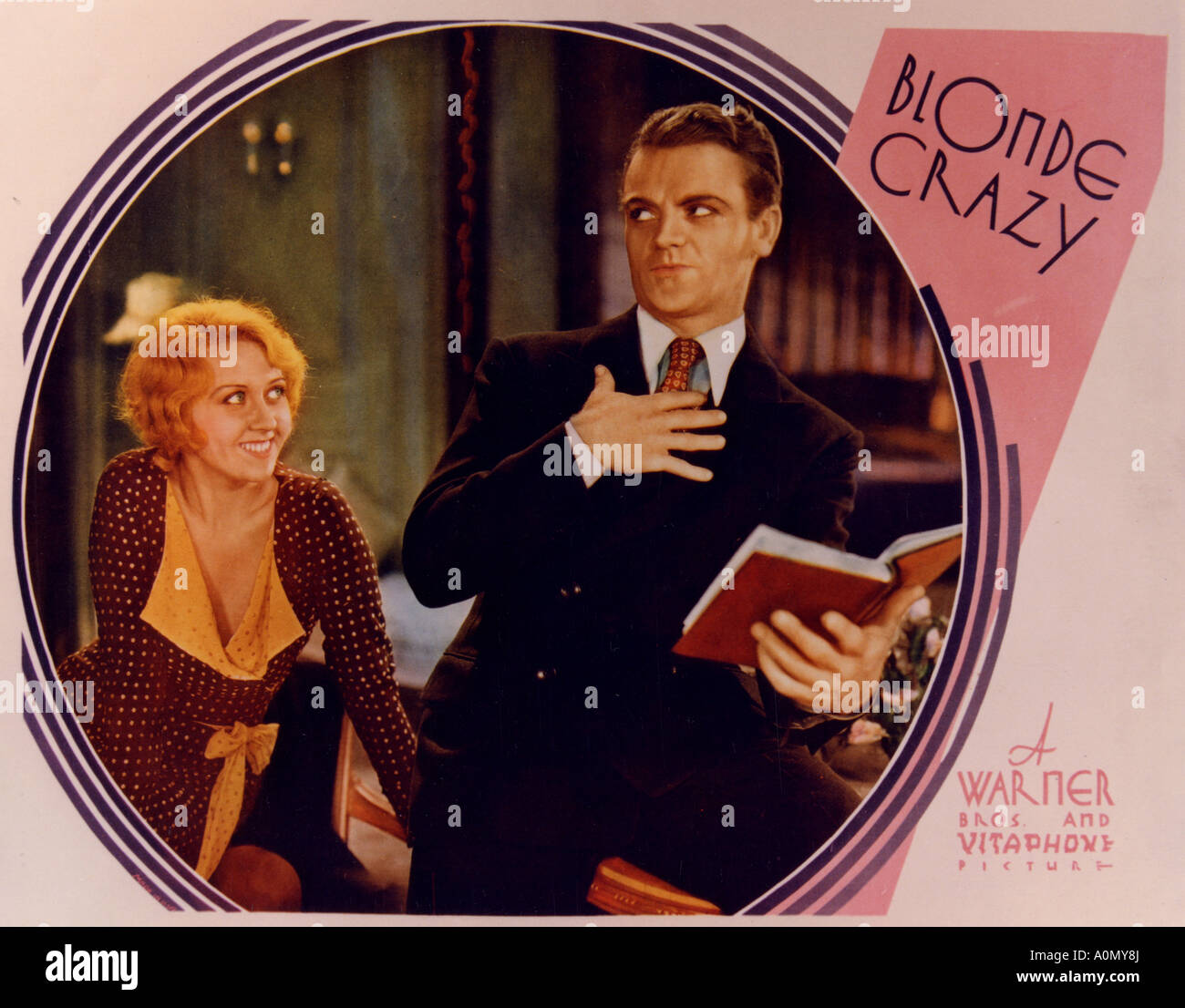 Blonde Crazy 1931 Warner Film With Joan Blondell And James Cagney Stock