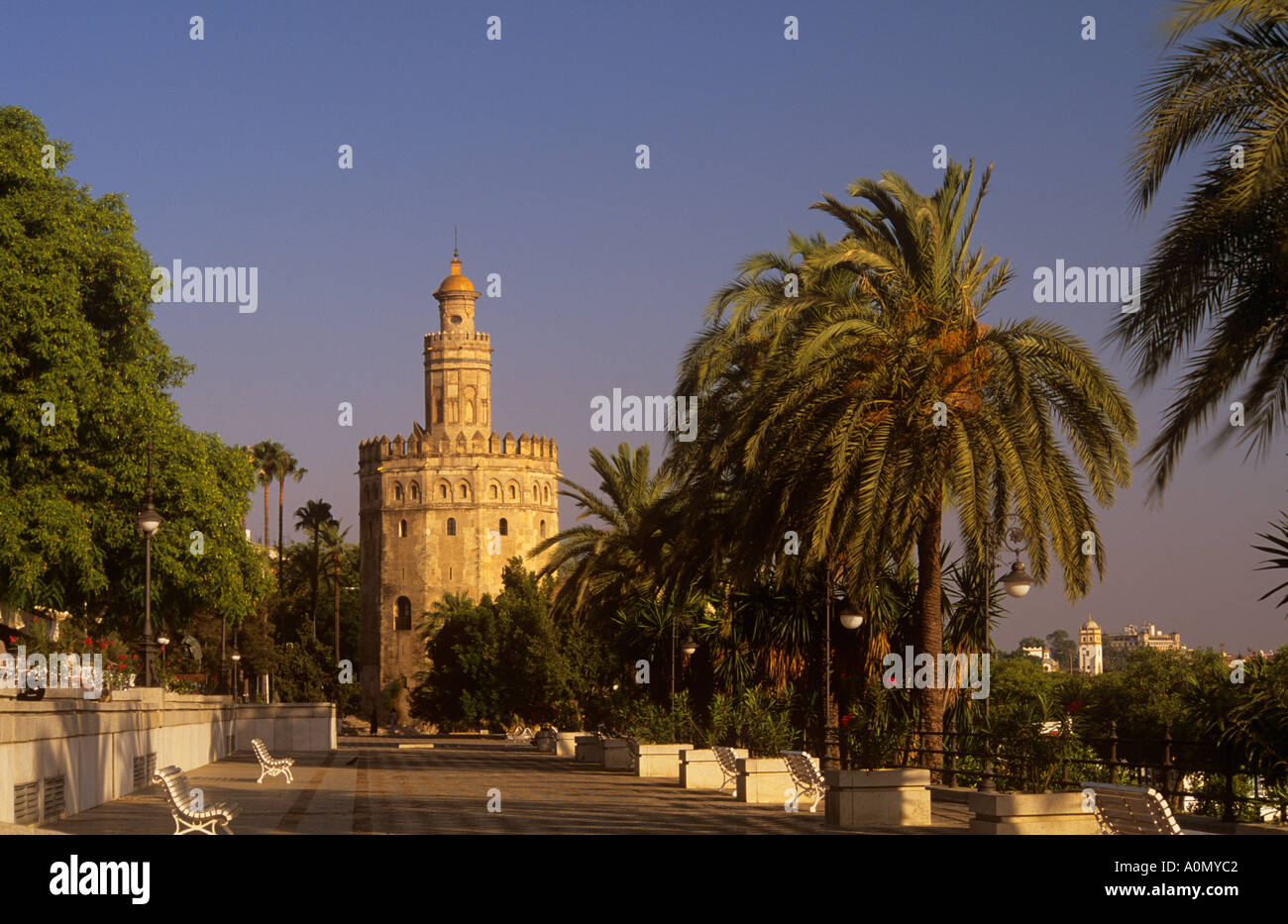 Riverwalk seville spain hi-res stock photography and images - Alamy