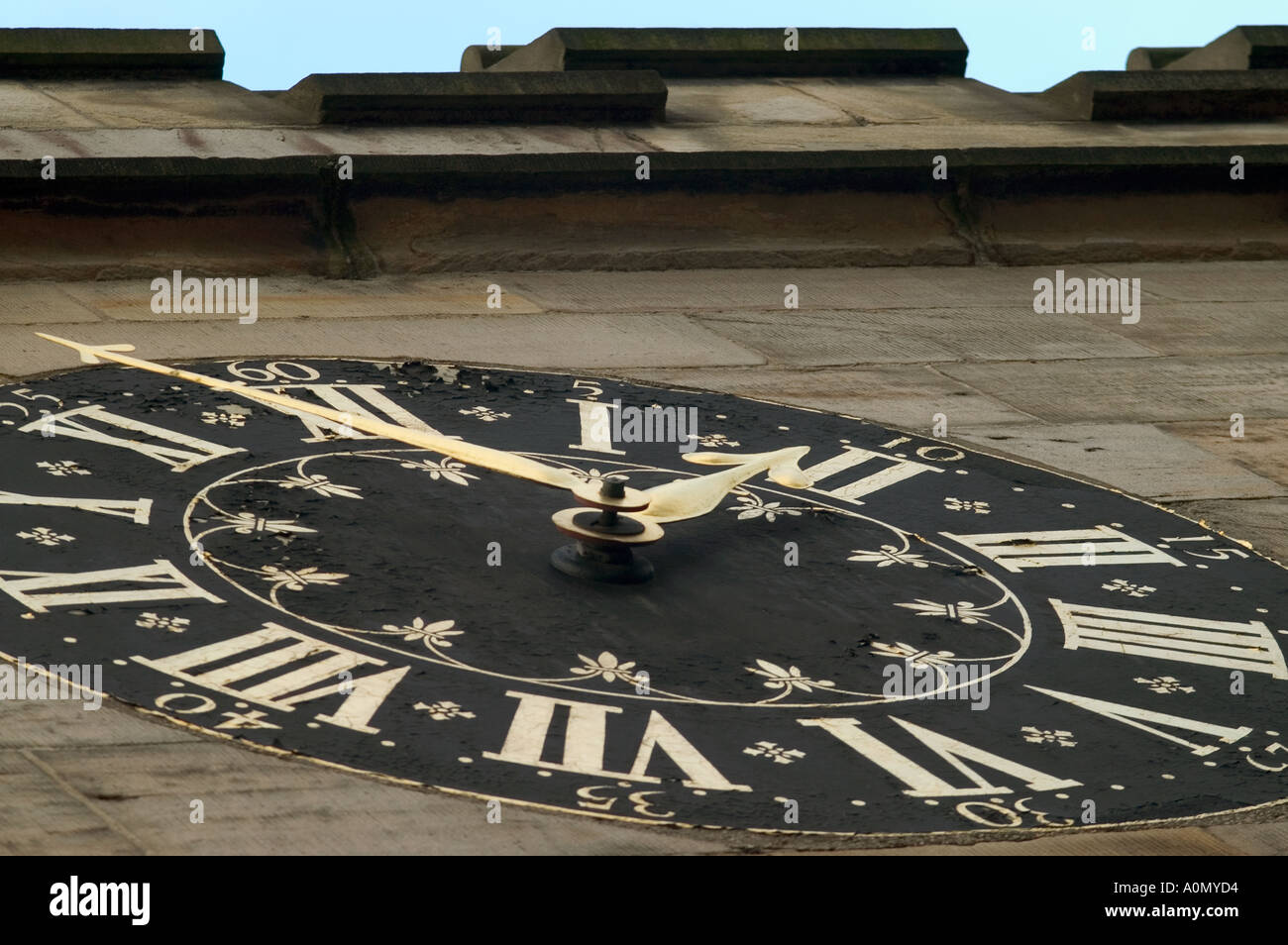 street clock detail close up historical Streets public urban cities ...