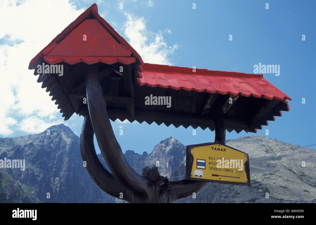upper Tatra , Lomnicky Stit Stock Photo - Alamy