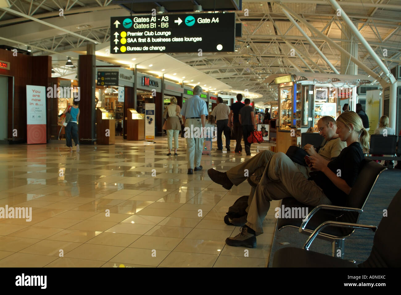 Cape Town International Airport South Africa RSA departures terminal ...