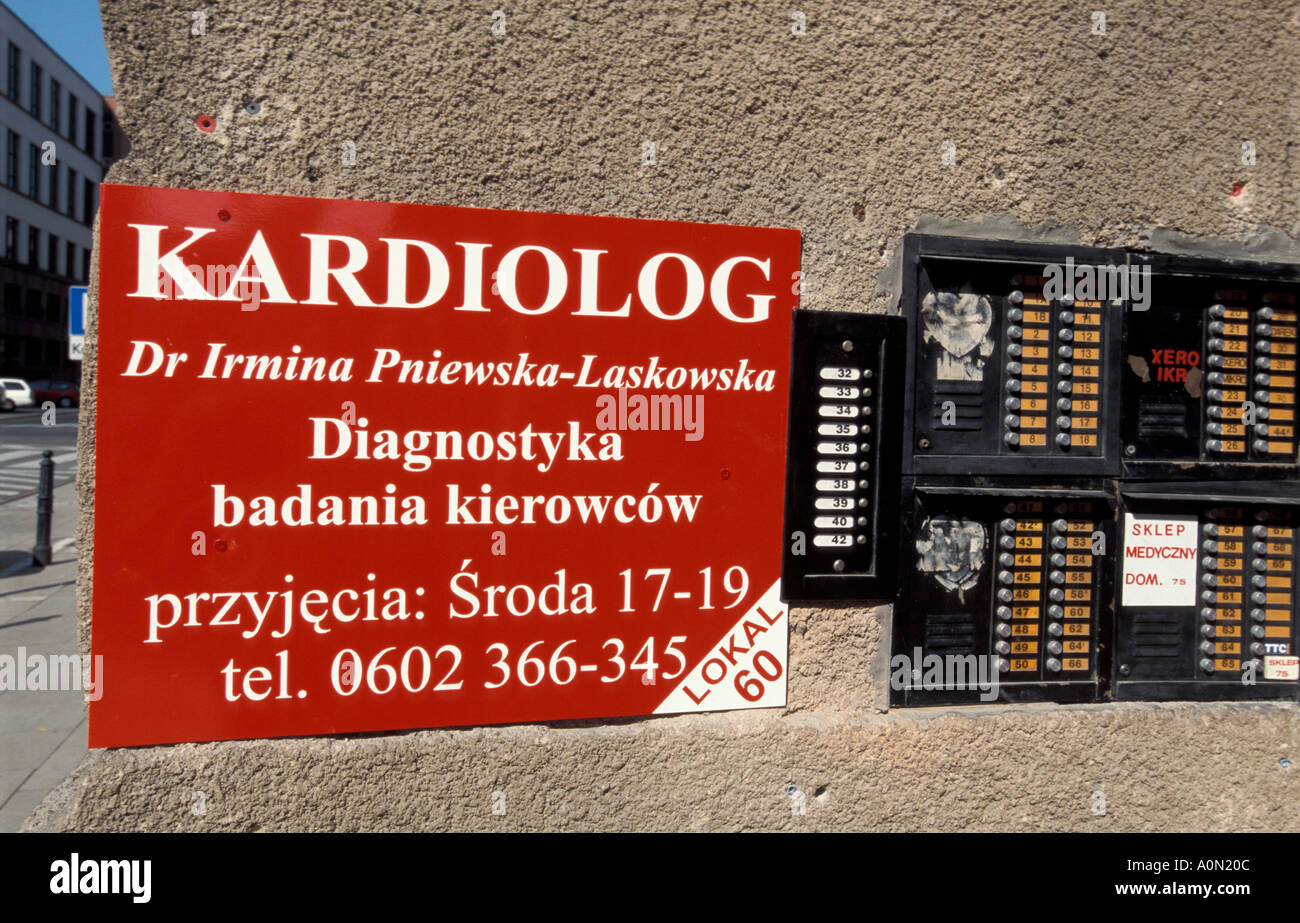 Warsaw sign hi-res stock photography and images - Alamy