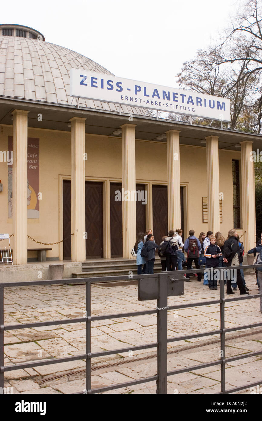 Karls Zeiss Planetarium city of Jena Germany November 2005 Stock Photo ...