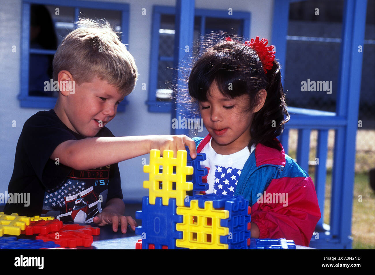 Preschoolers play hi-res stock photography and images - Alamy