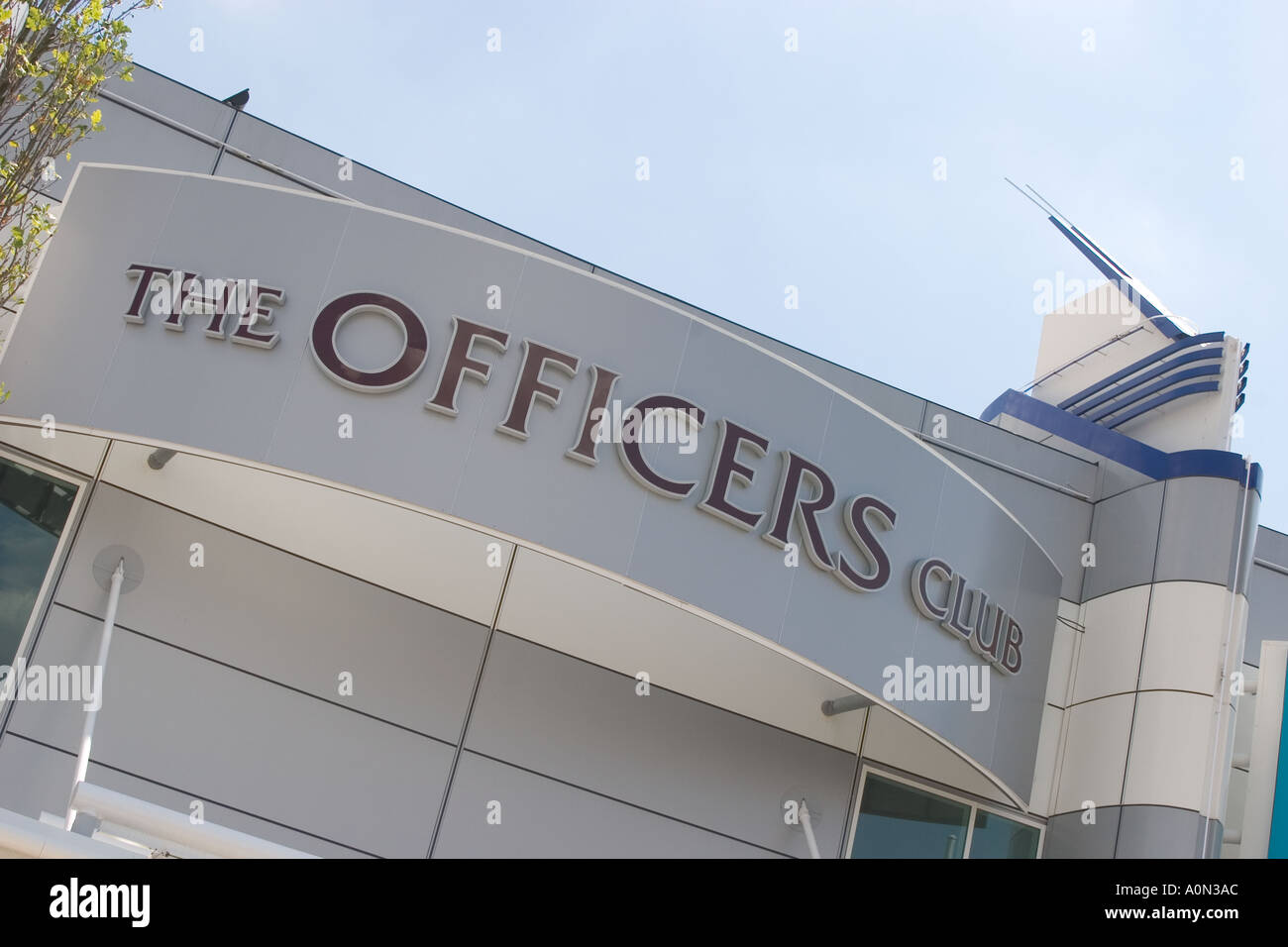 The Officers Club clothes store sign at Gallions Reach Retail Shopping ...