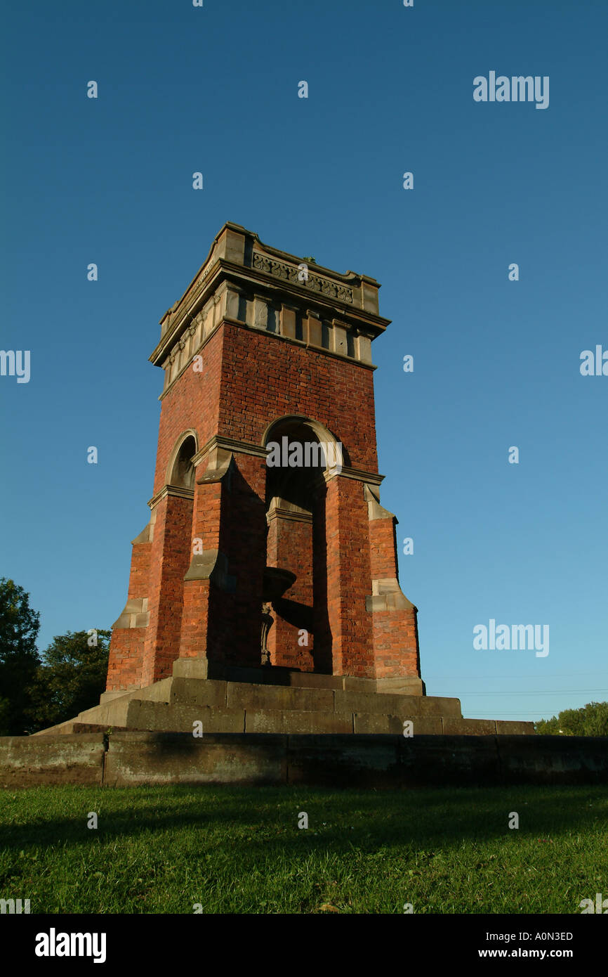 the monument on Worsley Green Salford Manchester England Stock Photo ...