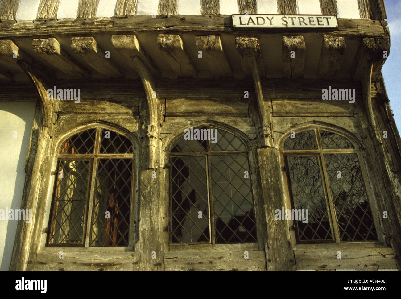 Lady Street Lavenham village Suffolk England Stock Photo - Alamy