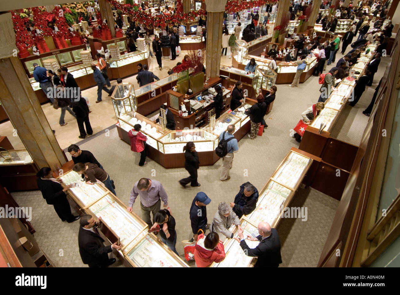 Inside Macy s department store Midtown Manhattan New York USA Stock ...