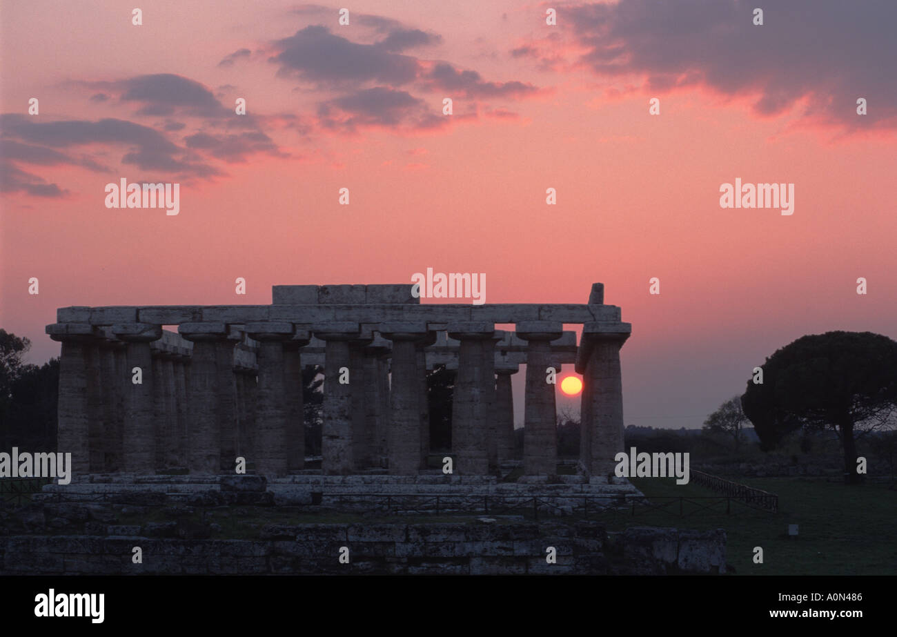 UNESCO World Heritage, Paestum Stock Photo - Alamy