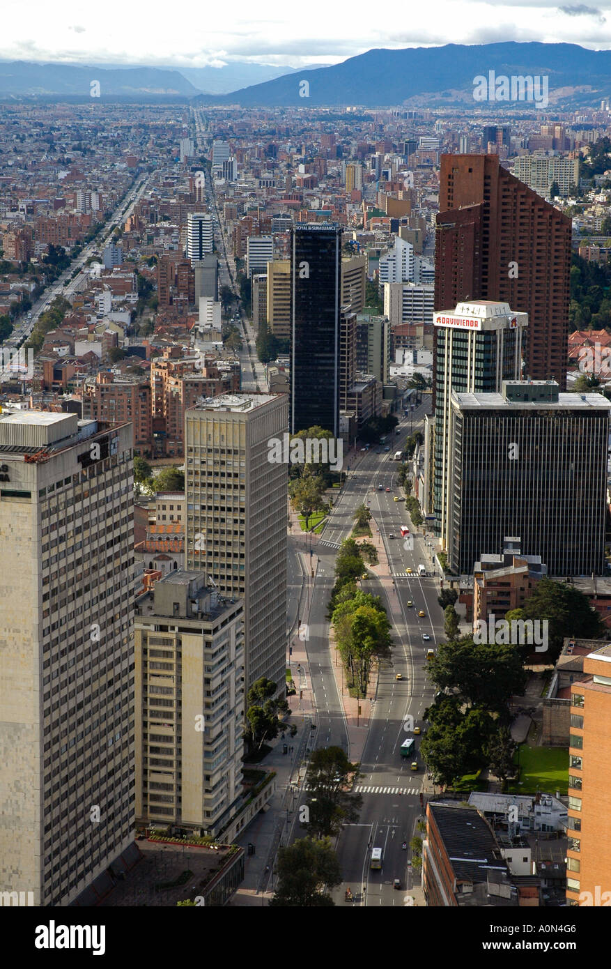 View of Bogota, capital of Colombia, South America Stock Photo - Alamy