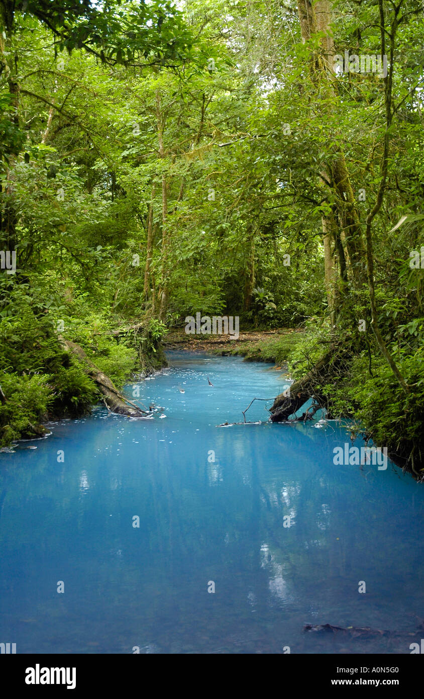 Blue River, Tenorio National Park, Costa Rica, Central America Stock ...