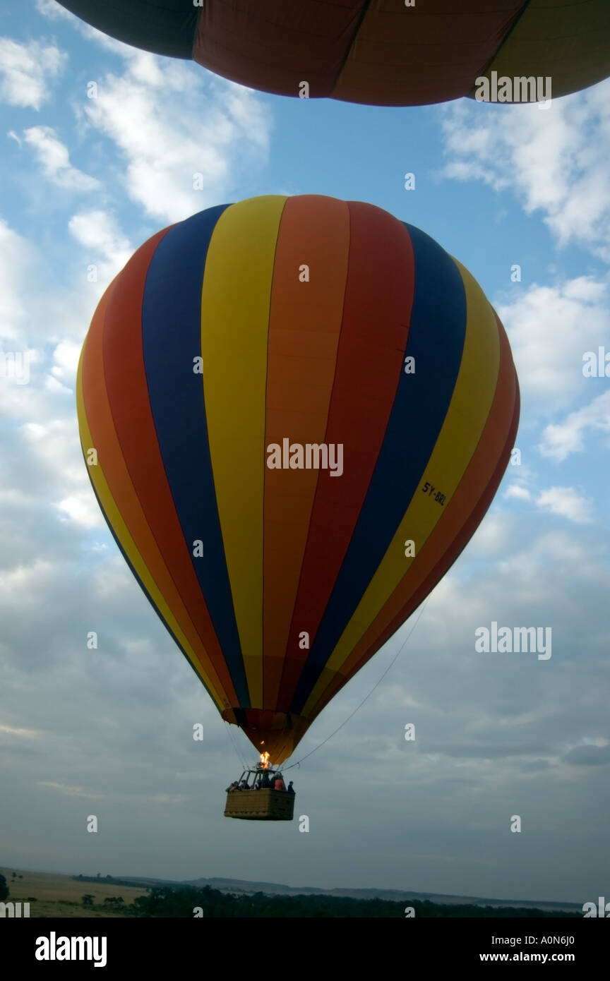 Balloon ride over the savanna hi-res stock photography and images - Alamy