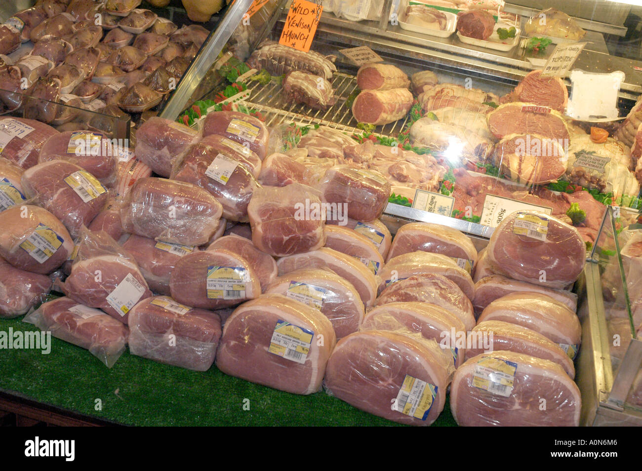 Christmas meat display hi-res stock photography and images - Alamy